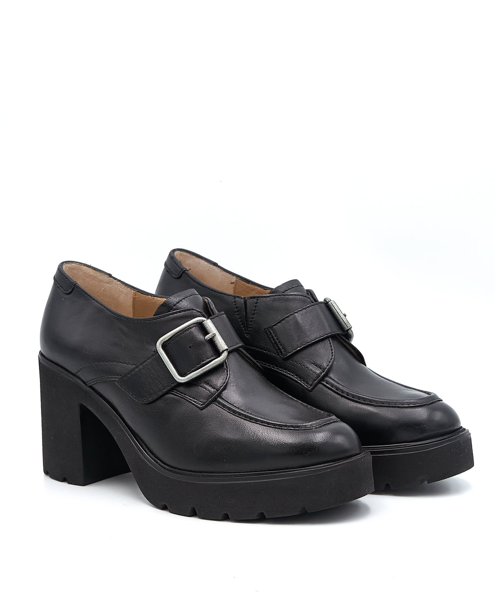 UNISA - MOC FIBBIA PLATO T60 FDO GOMMA - NERO – Centodieci-shop